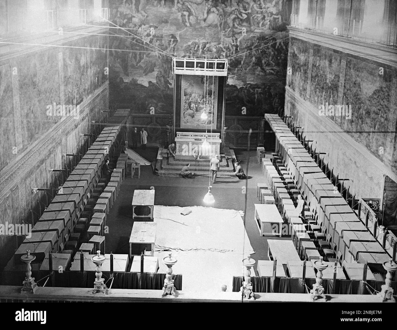 The preparations for the conclave of cardinals called to elect ...