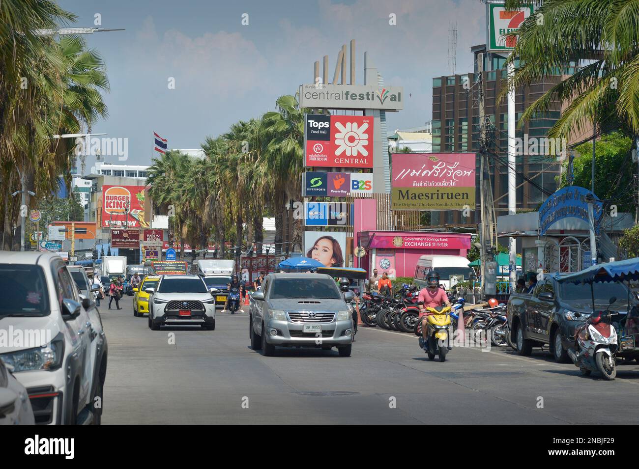 Beach Road Pattaya Thailand Stock Photo - Alamy Beach Road Pattaya Thailand Stock Photo - Alamy