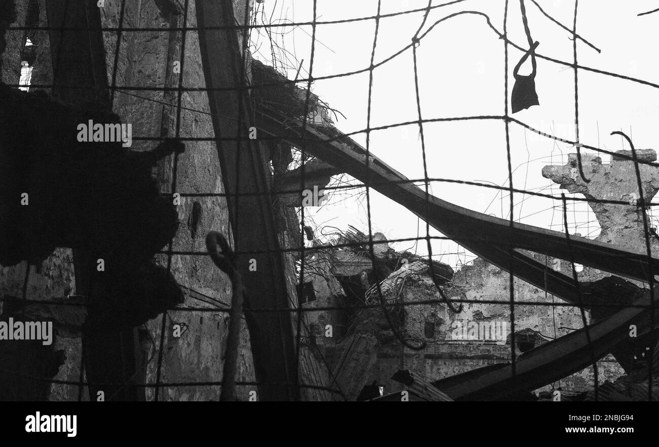 The remains of the Philippine National Library, which had the finest ...