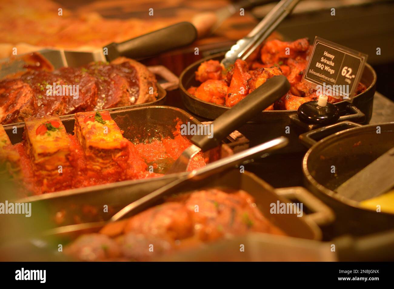Food Display Central Festival Mall Pattaya Thailand Stock Photo - Alamy