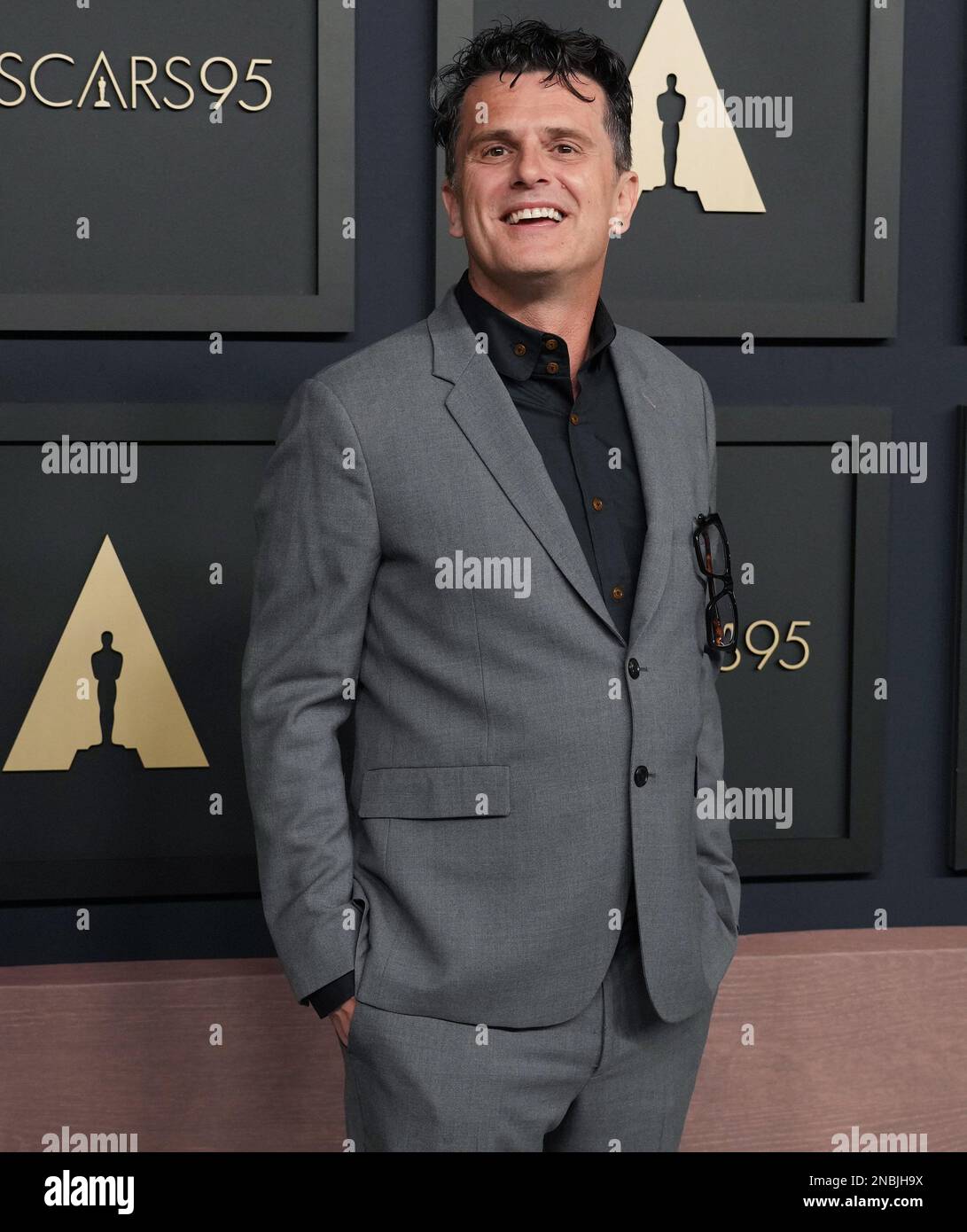 Beverly Hills, CA on Monday, February 13, 2023. Julian Howarth arrives at the 95th Annual Oscars ...