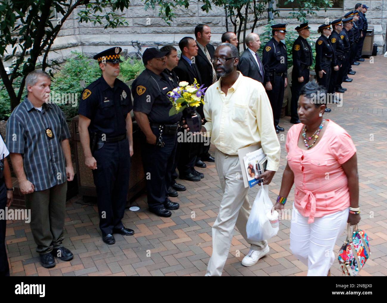 The wife of slain Pittsburgh Police officer Eric Kelly, Marena Kelly ...
