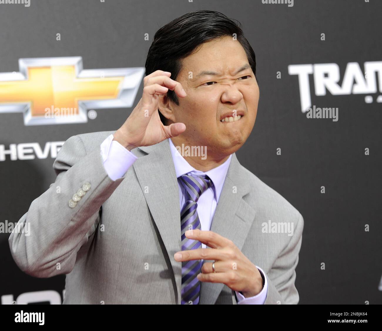 Actor Ken Jeong attends the 'Transformers: Dark Of The Moon' premiere ...
