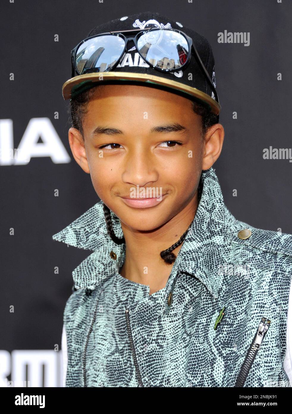 Actor Jaden Smith attends the 'Transformers: Dark Of The Moon' premiere ...