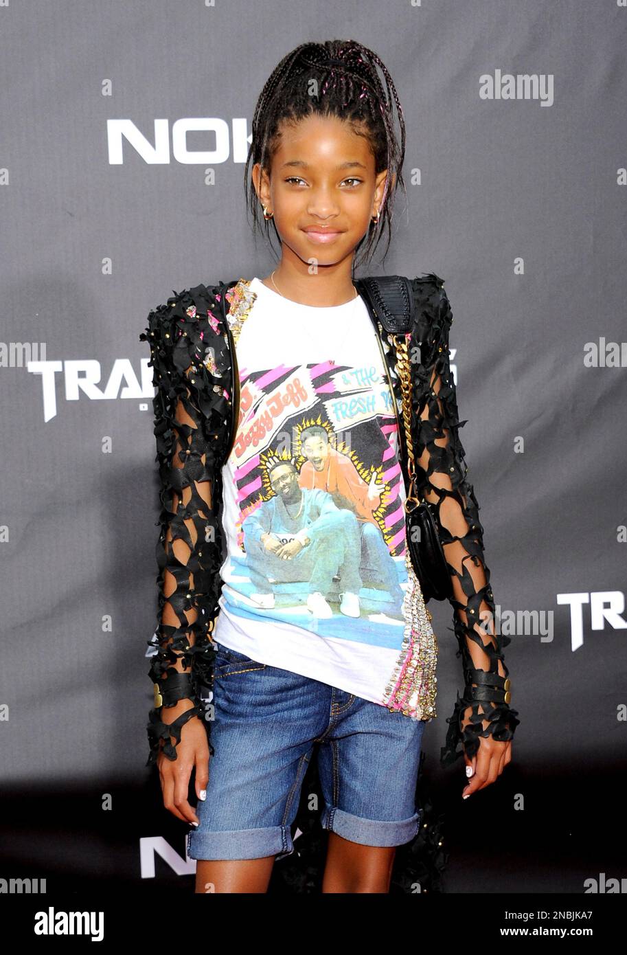 Singer Willow Smith attends the 'Transformers: Dark Of The Moon ...