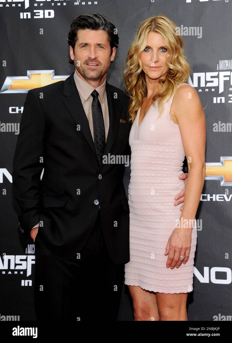 Actor Patrick Dempsey and wife Jill attend the "Transformers: Dark Of ...