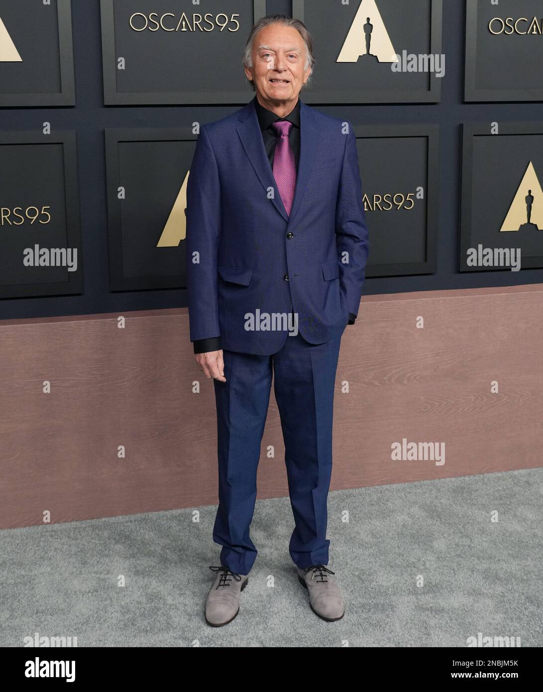 Beverly Hills, CA on Monday, February 13, 2023. Andy Nelson arrives at ...