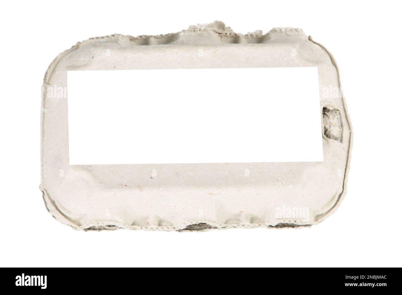 top view of six egg Paper box tray carton mock up recycled package ...