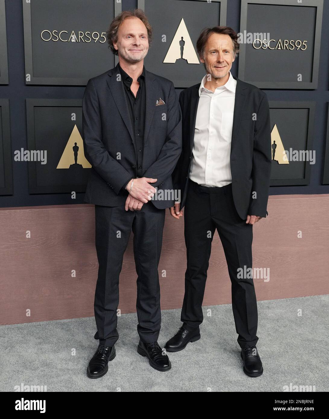 Los Angeles, USA. 13th Feb, 2023. (L-R) Gaute Lid Larssen and Erik ...