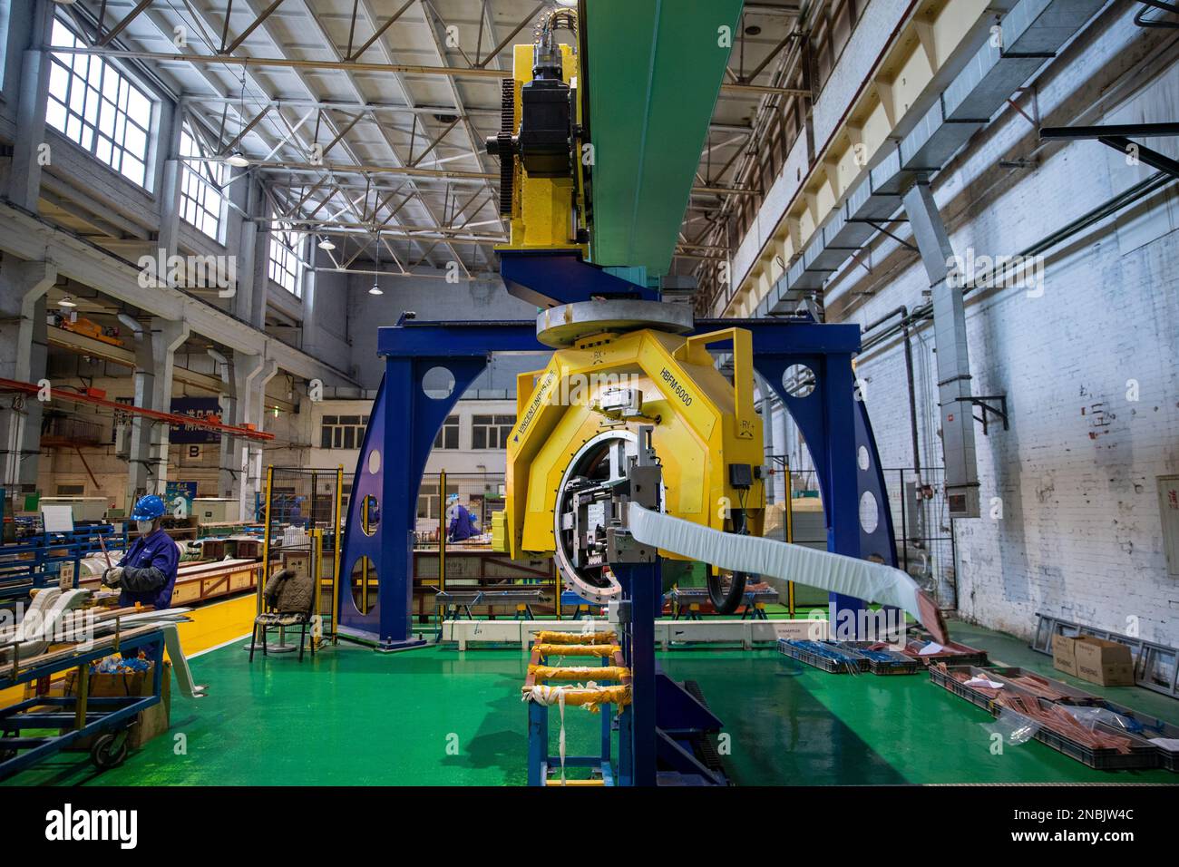 Harbin, China's Heilongjiang Province. 13th Feb, 2023. An automatic ...