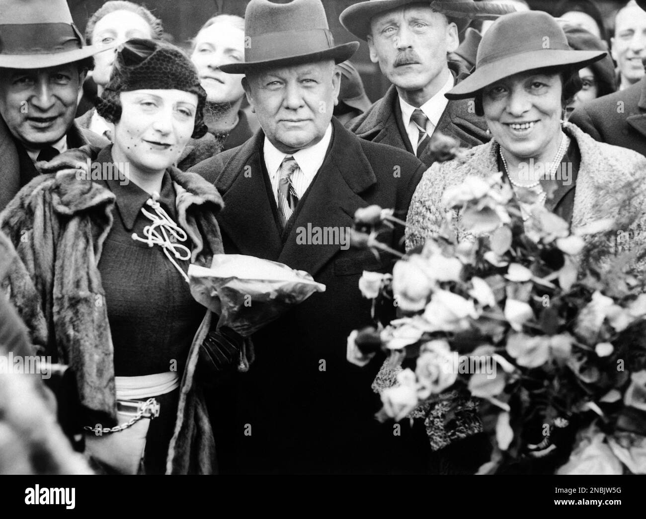 Austrian composer Franz Lehar and his wife Sophie Lehar on their ...