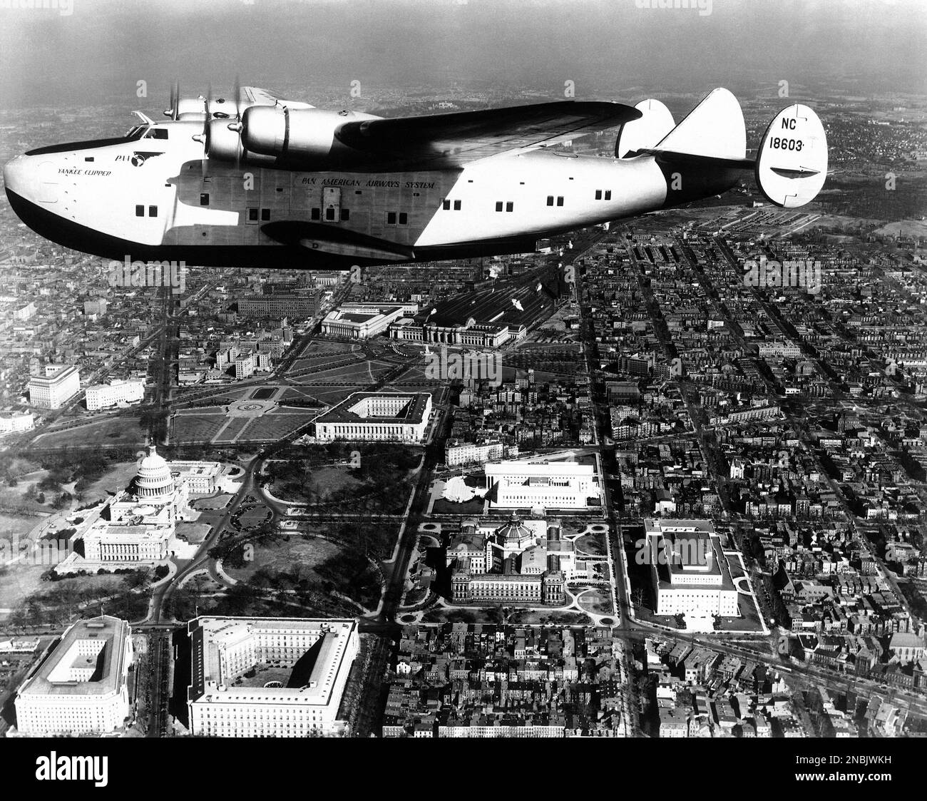 The new American flying-boat Yankee Clipper, was named by the First ...