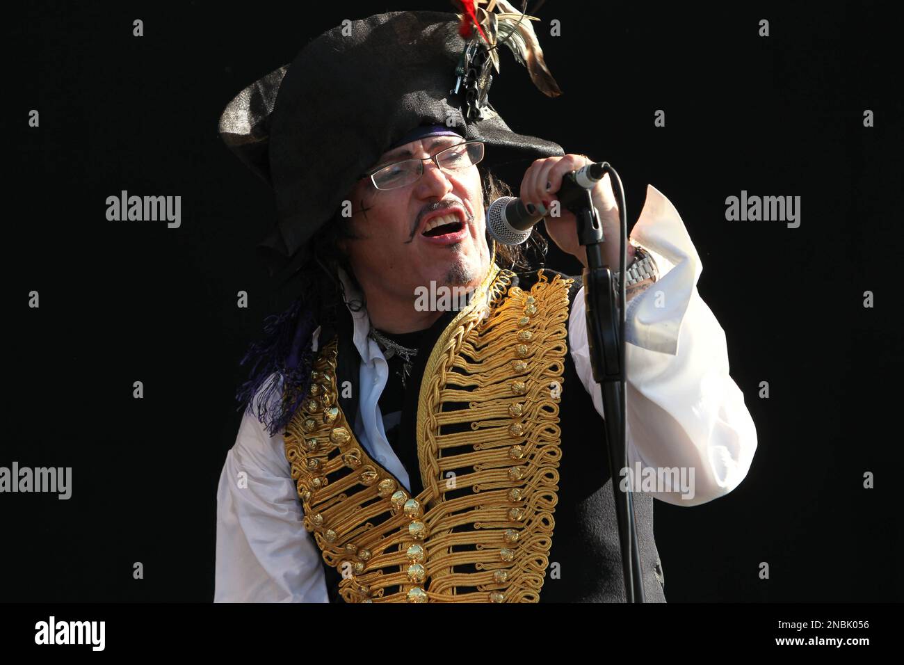 British singer Adam Ant, also known as Stuart Leslie Goddard, performs ...