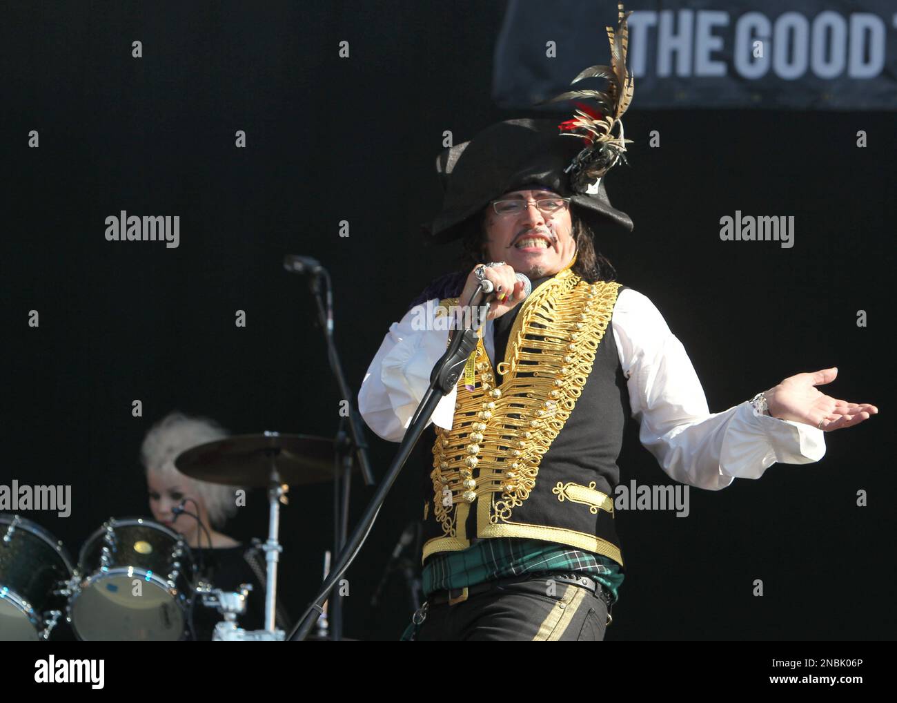 British singer Adam Ant, also known as Stuart Leslie Goddard, performs ...