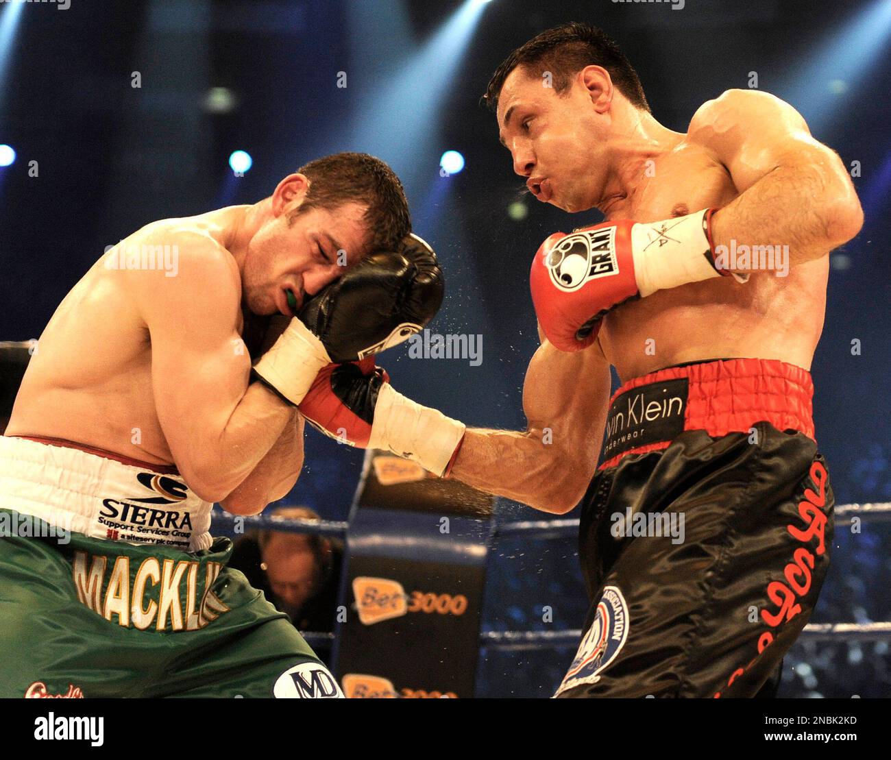 WBA super middleweight world boxing champion Felix Sturm of Germany ...