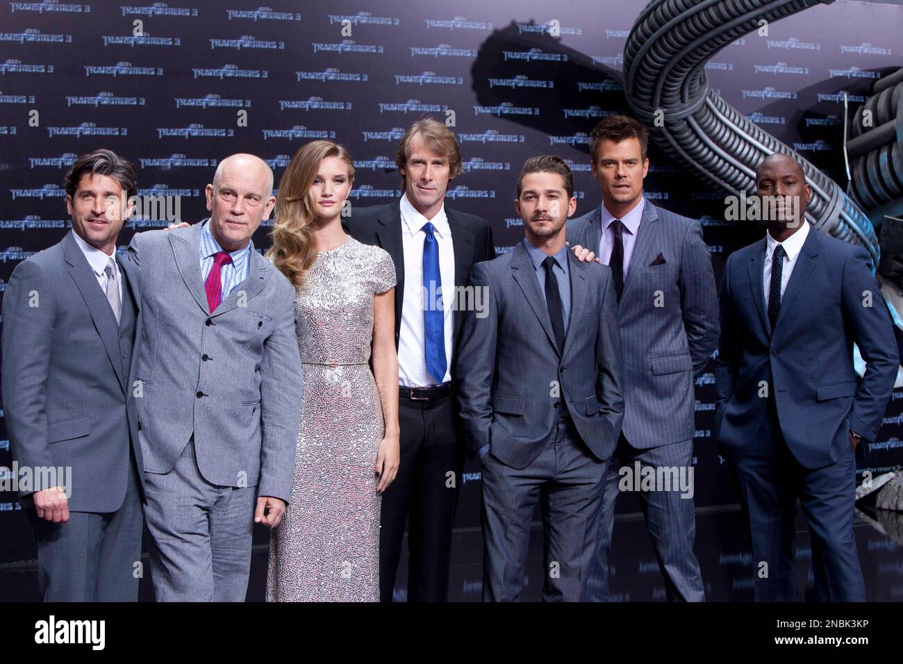 Actors Patrick Dempsey, John Malkovich, Rosie Huntington-Whiteley ...