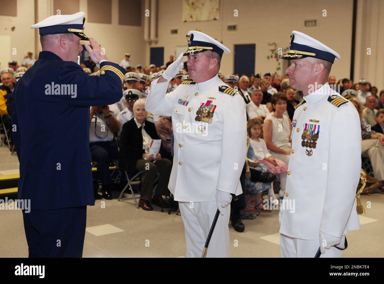 Capt. James McPherson, joined by Capt. Christopher Roberge, right ...