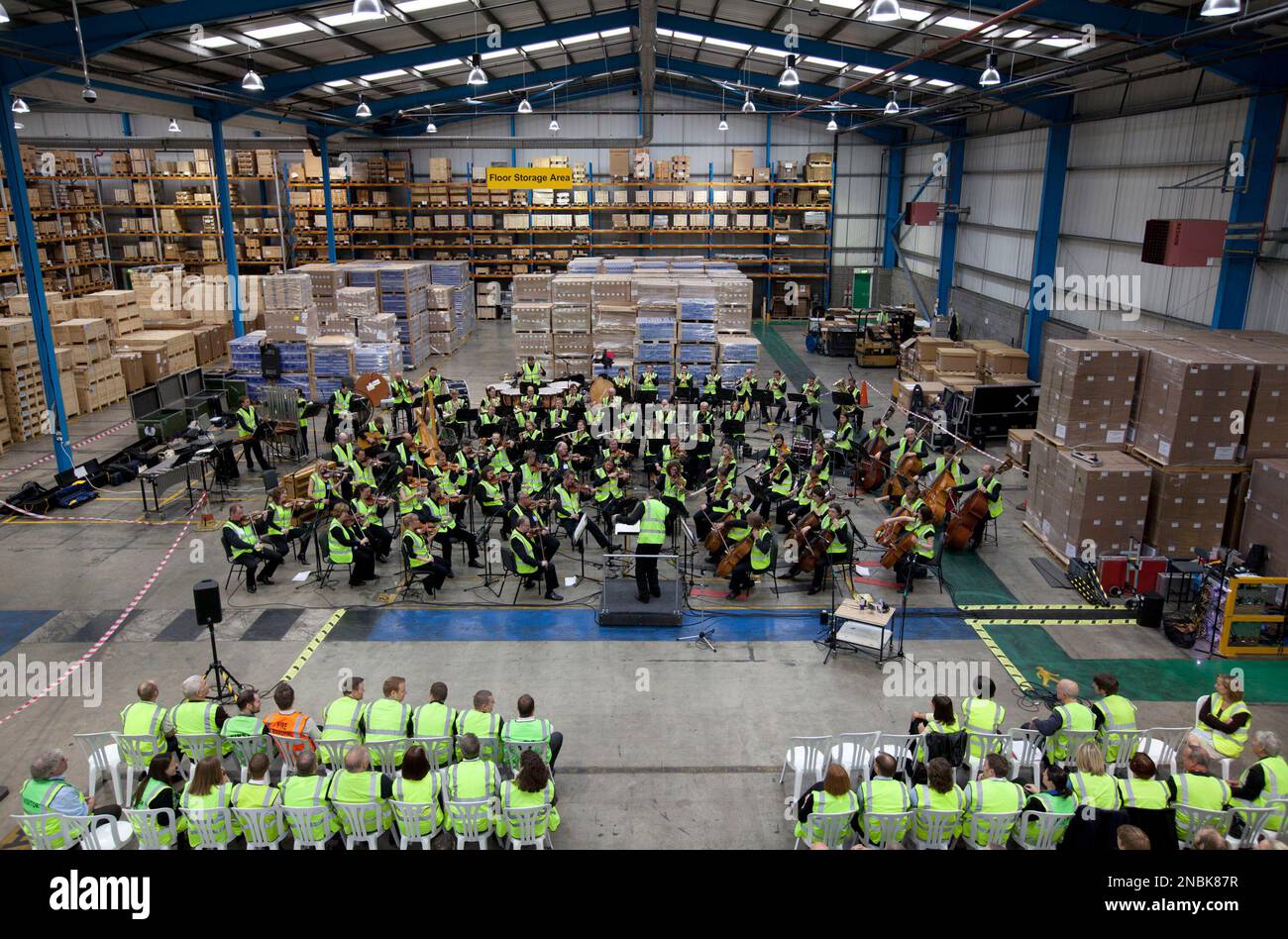 Musicians from the British Broadcasting Corporation's Philharmonic ...