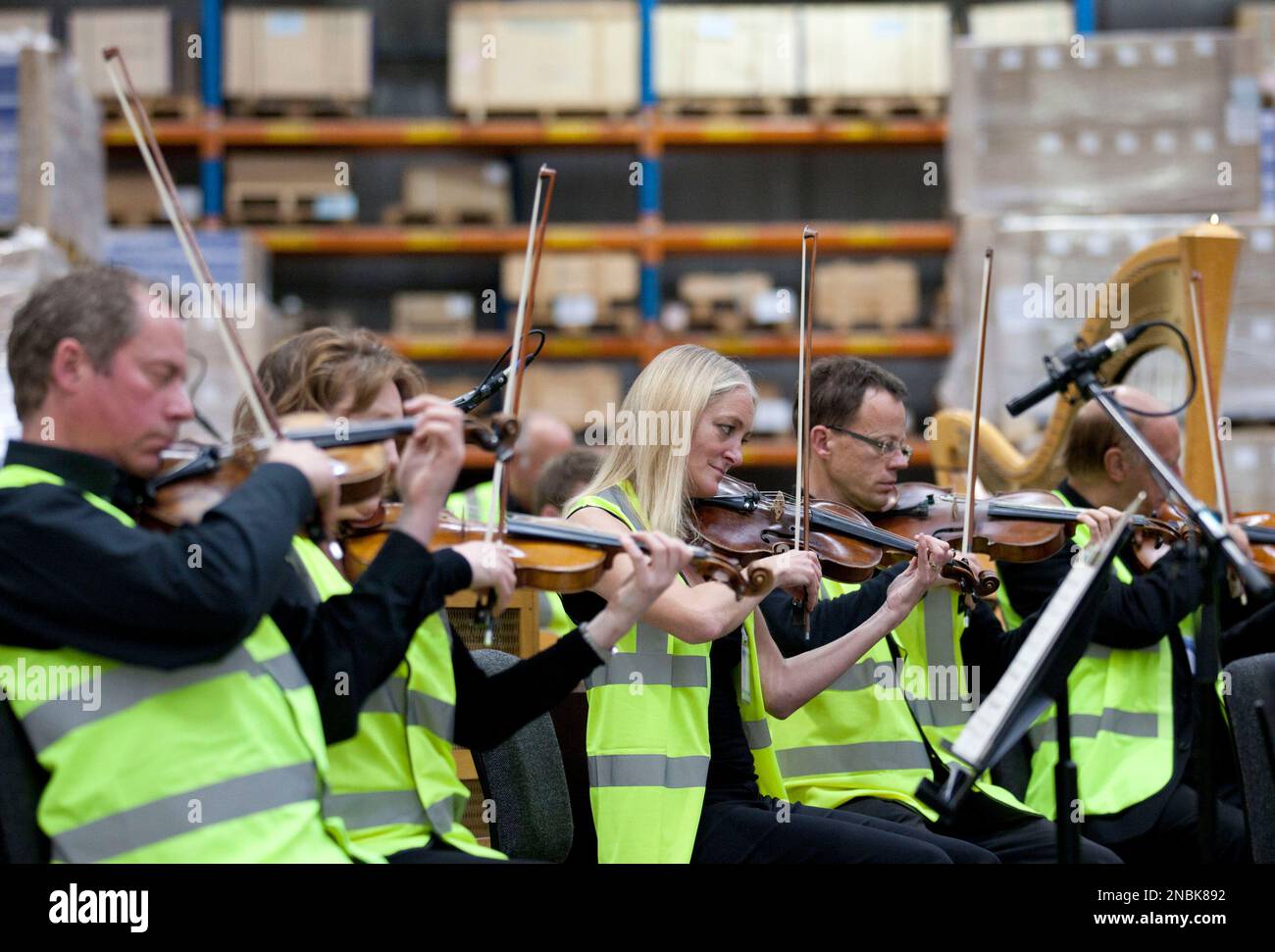Members of the British Broadcasting Corporation's Philharmonic ...