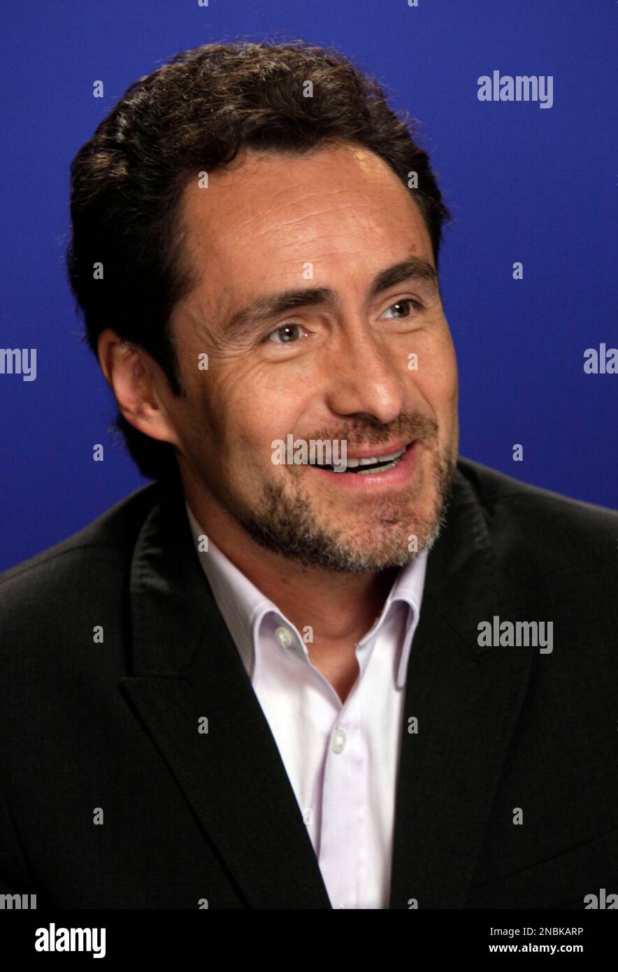 Actor Demian Bichir poses for photos before an interview, in New York ...