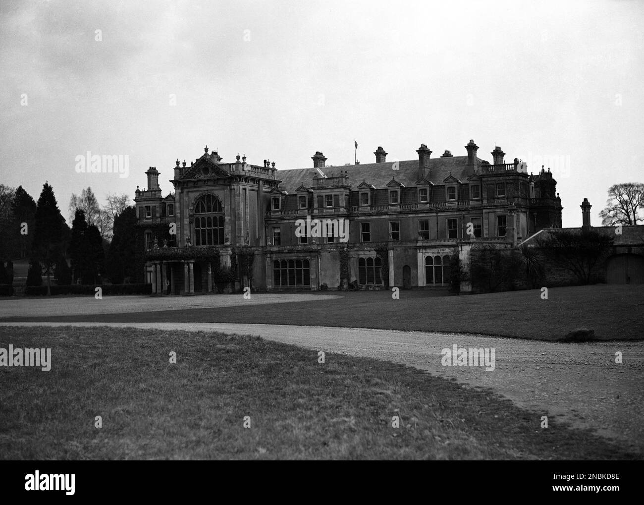 Duffryn Mansion and its forty acres of fine Botanical garden, on March ...