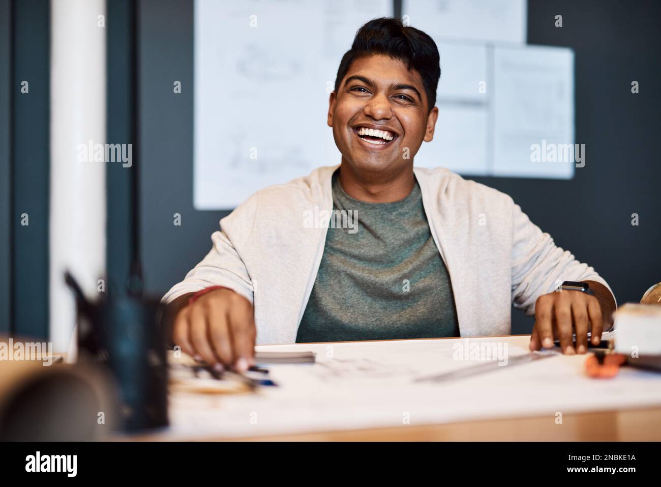 Theres nothing your clients love than a positive attitude. a young ...