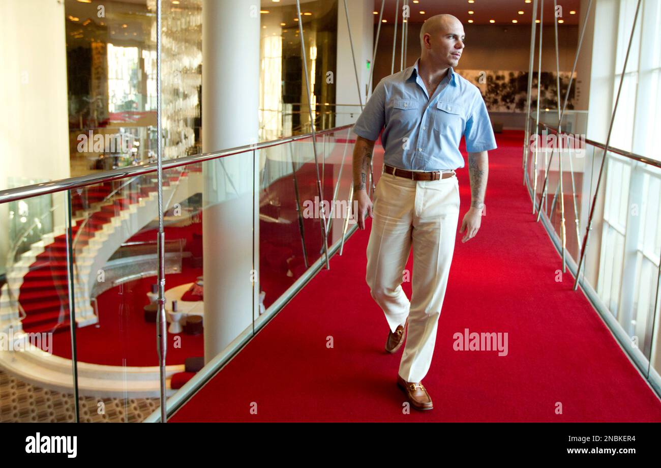 Rapper Pitbull poses for a portrait in Los Angeles, Wednesday, June 22 ...