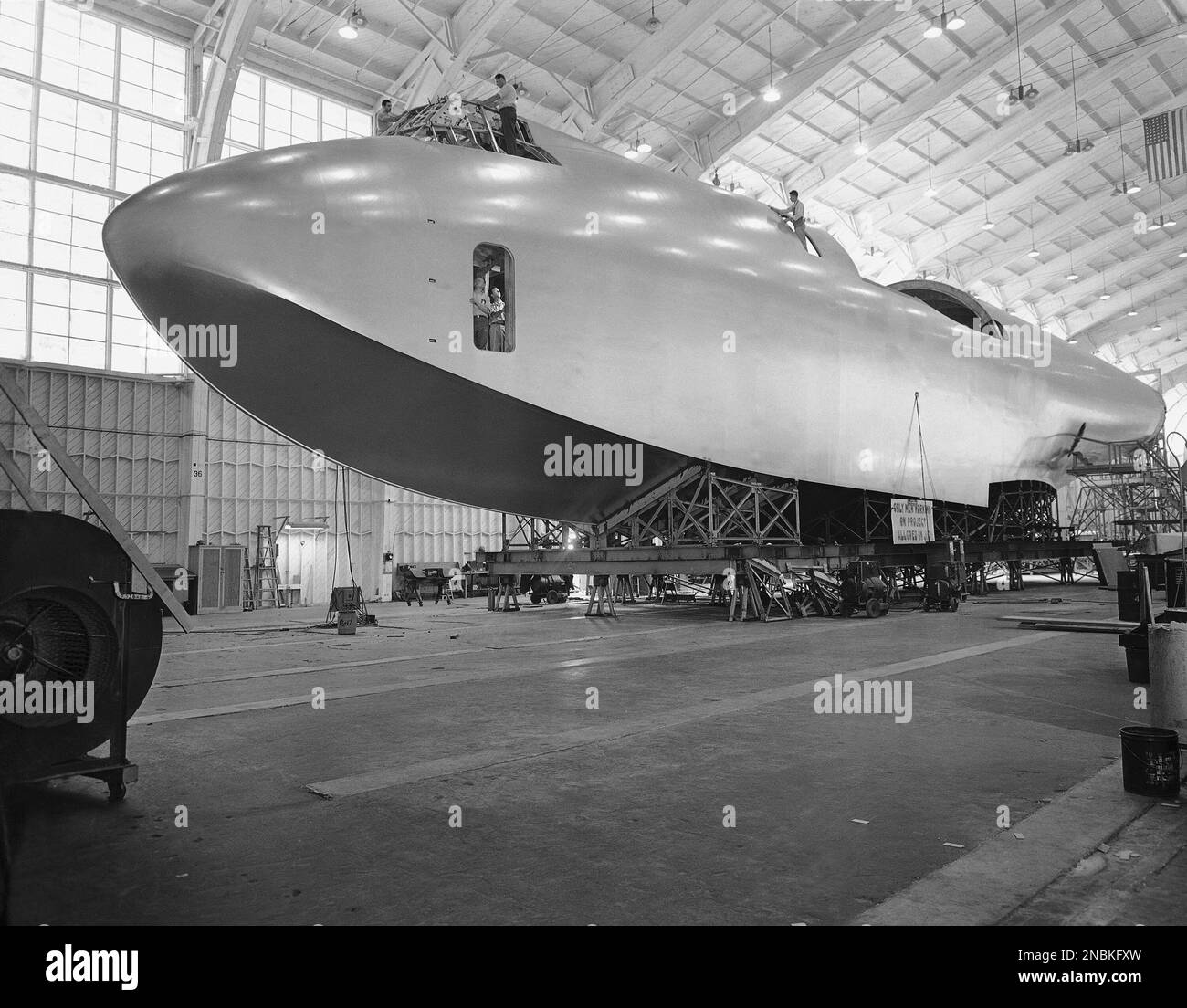 This is the hull of the Hughes Hercules, called by its builders the ...
