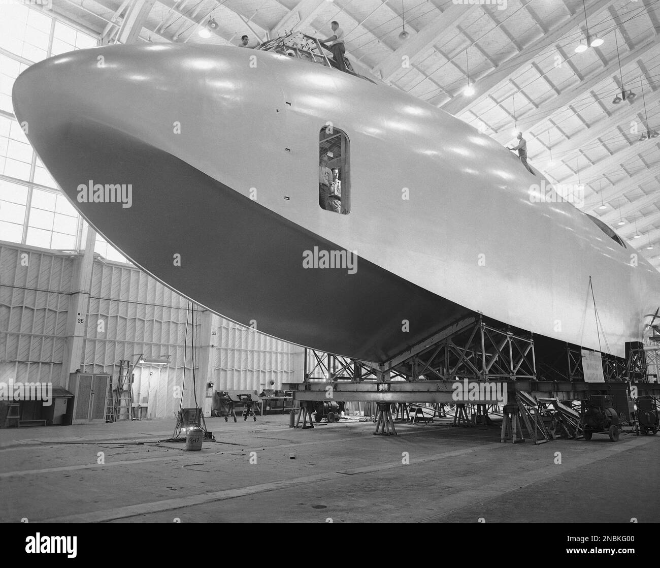 This is the hull of the Hughes Hercules, called by its builders, the ...