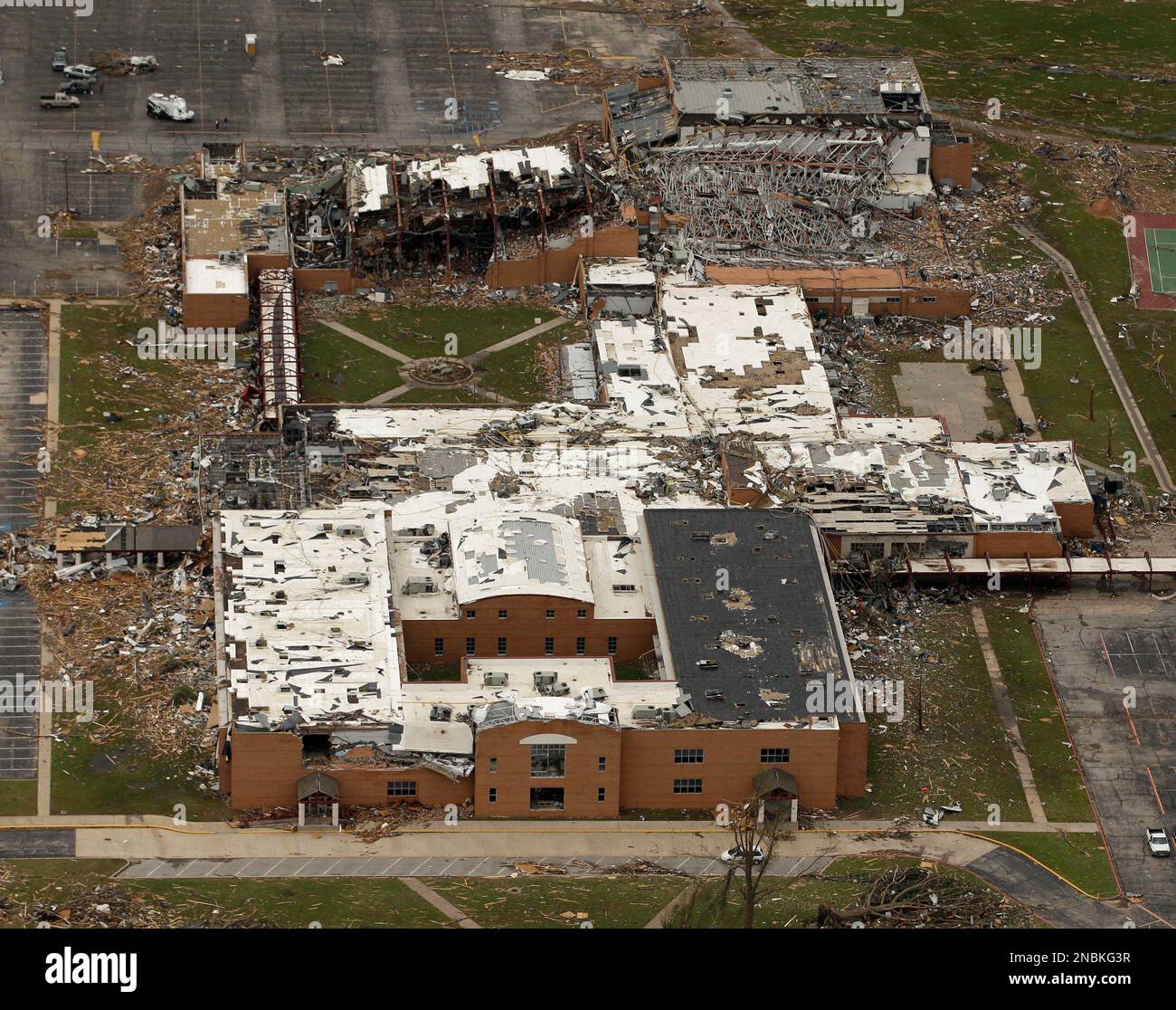 Joplin High School Tornado Damage