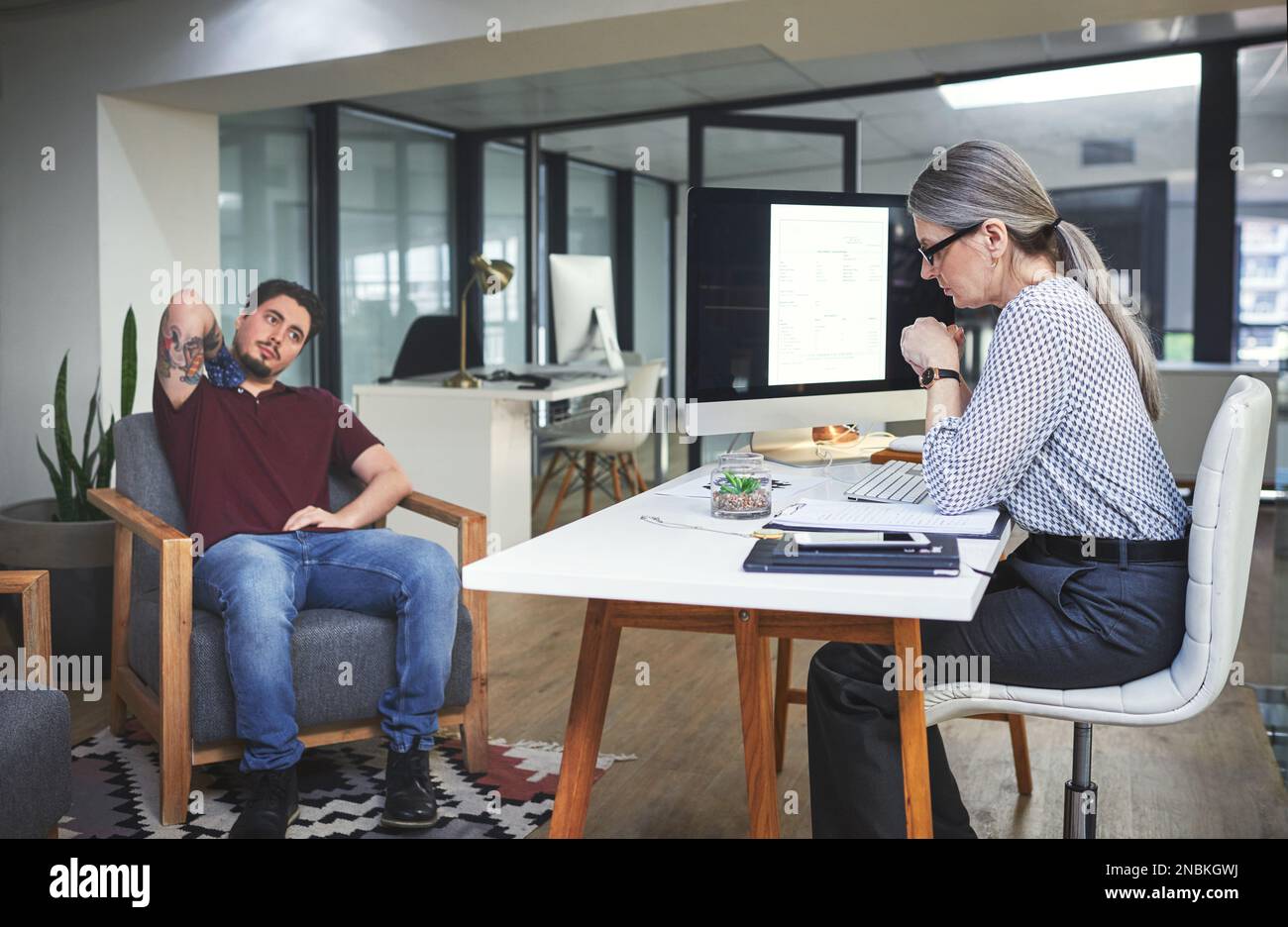 Therapy works when youre ready to do the work. a young man having a ...