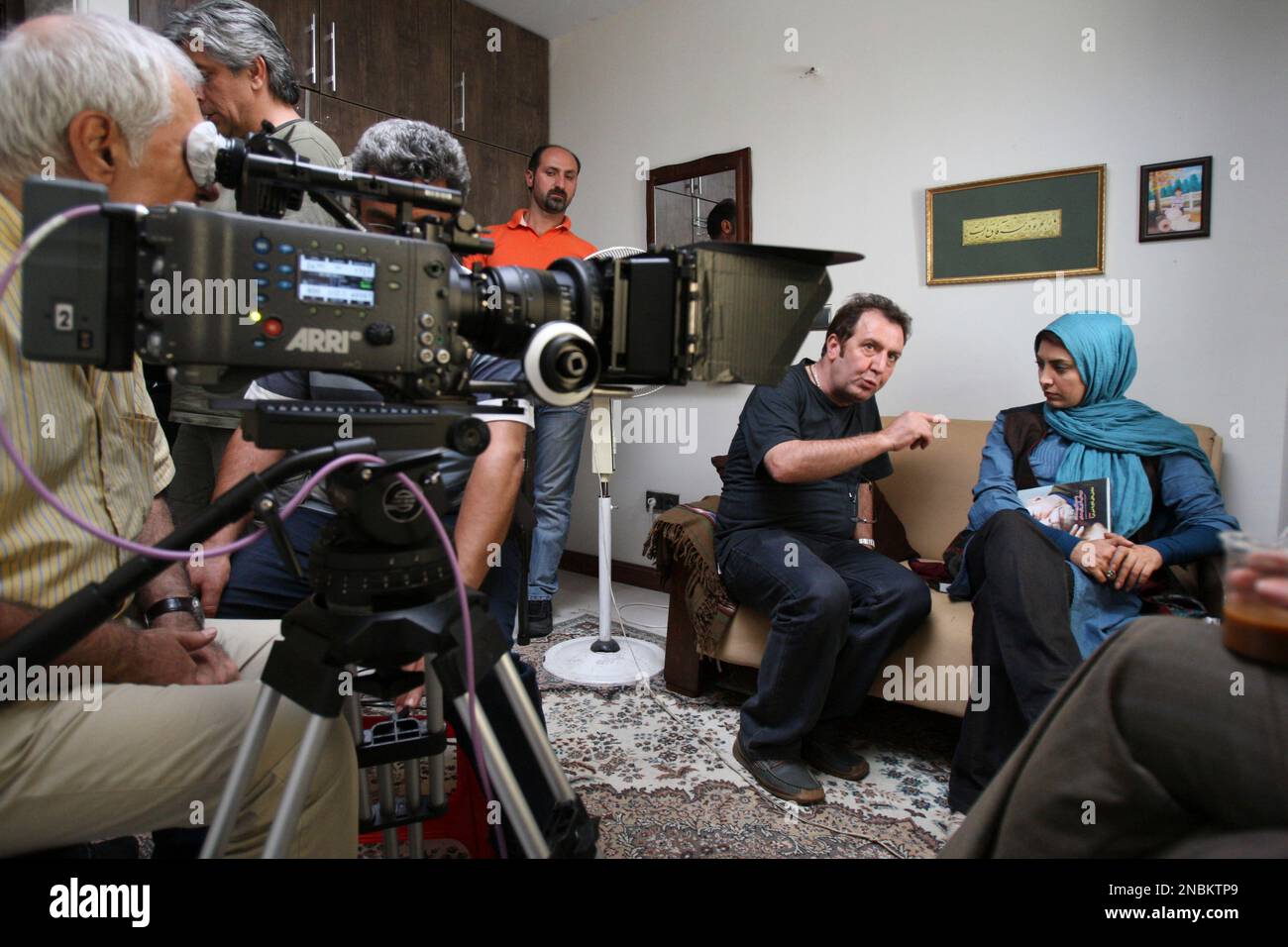 In this picture taken on Saturday, June 18, 2011, Iranian film director ...
