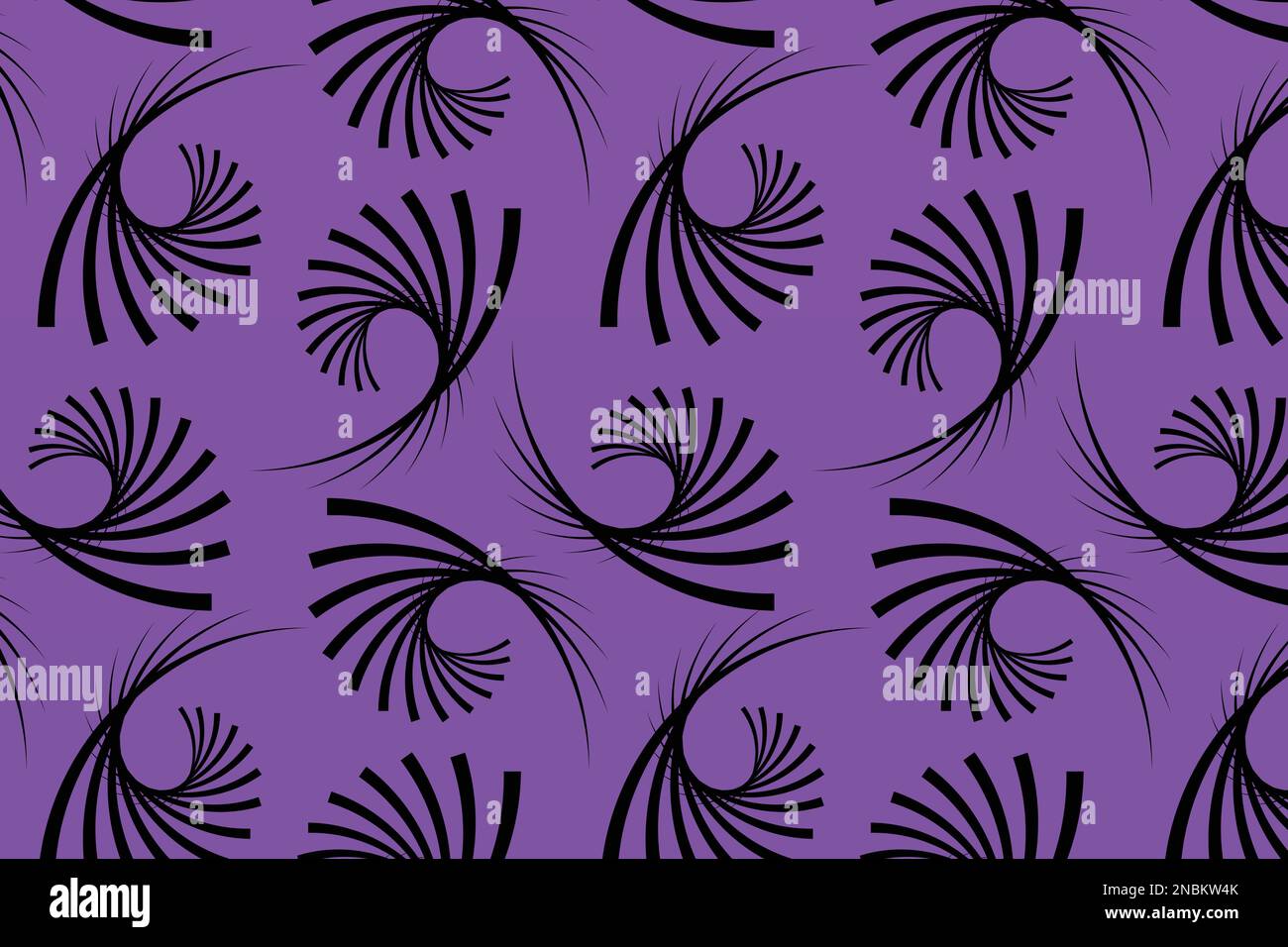 Vector Seamless Pattern Modern Stylish Texture Repeating Abstract Background With Tangled Line