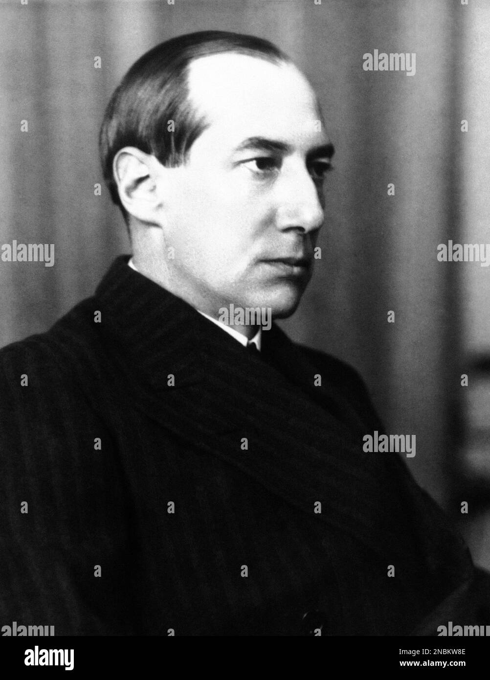 Colonel Jozef Beck, Polish Foreign Minister, in his office in Poland ...