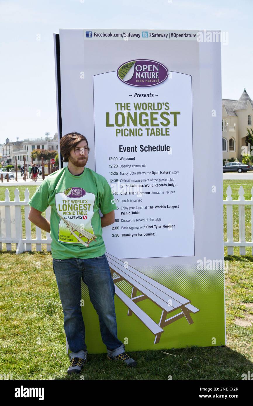Conor Dunphey greets the first guests as they arrive at the launch of ...