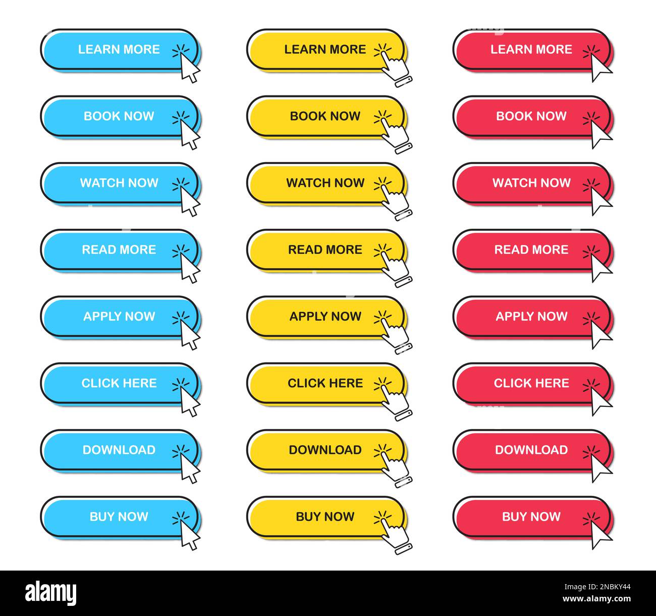 Learn more web design Stock Vector Images - Alamy