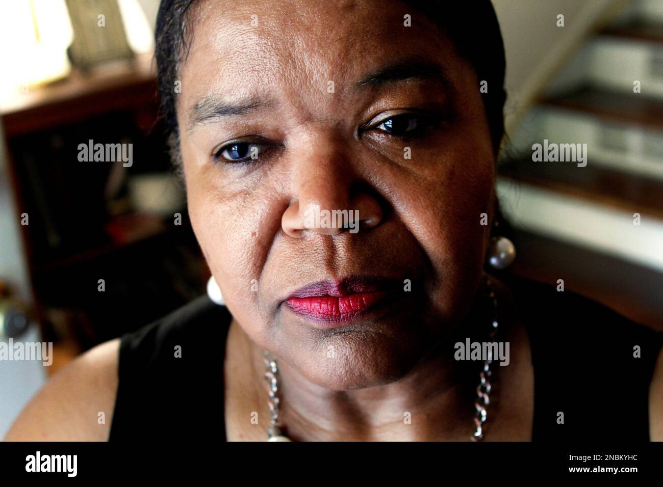 In this June 16, 2011 photo, Delores Marks poses for photograph in her home in Durham, N.C ...
