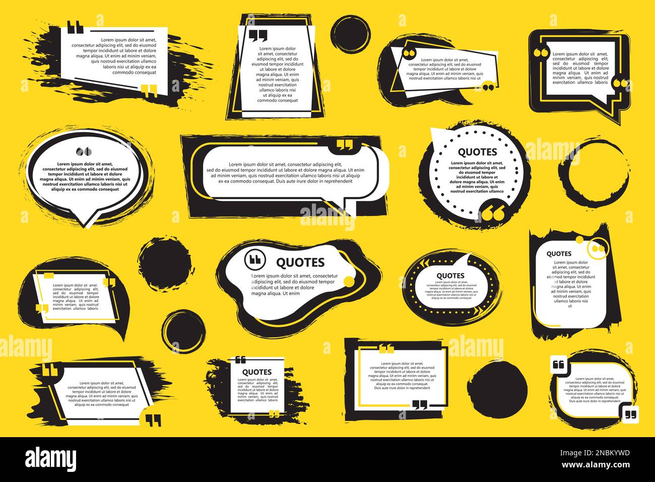 Grunge textbox Stock Vector Images - Alamy