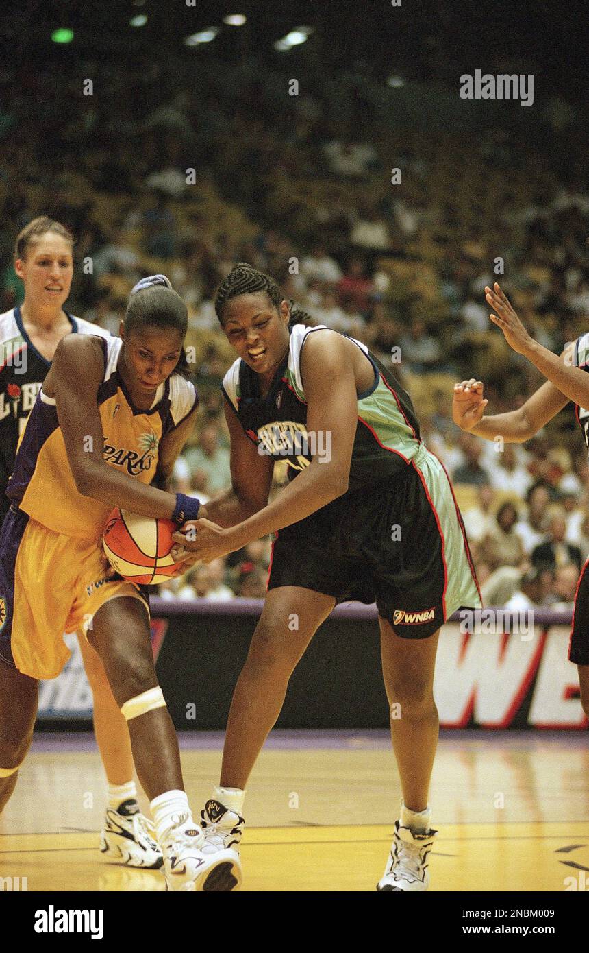 FILE - In this June 21, 1997, file photo, Los Angeles Sparks Lisa ...