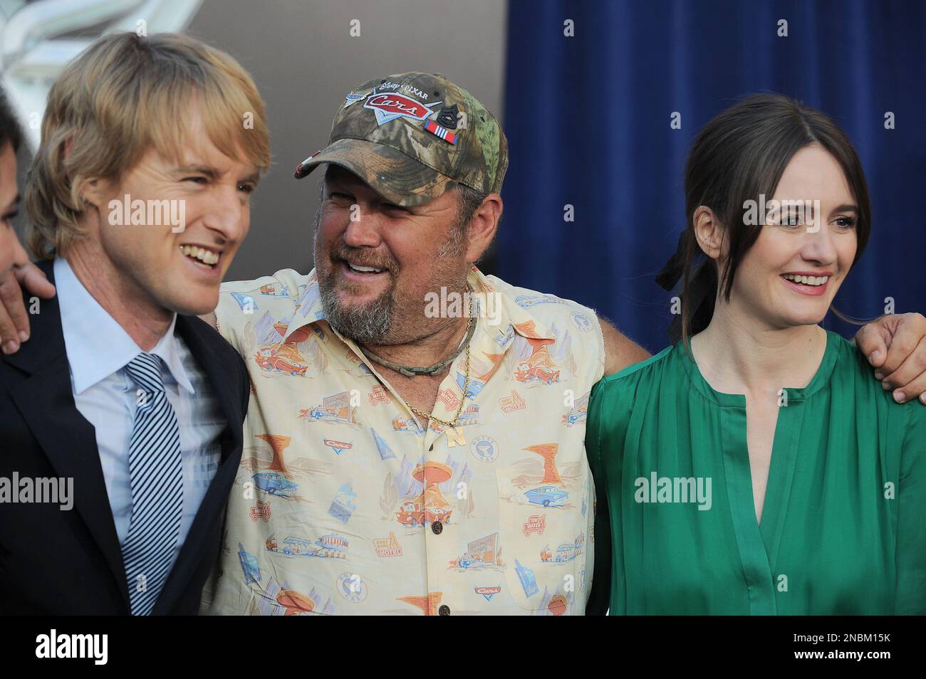 Owen Wlson, Larry The Cable Guy, Emily Mortimer arrives at the world ...