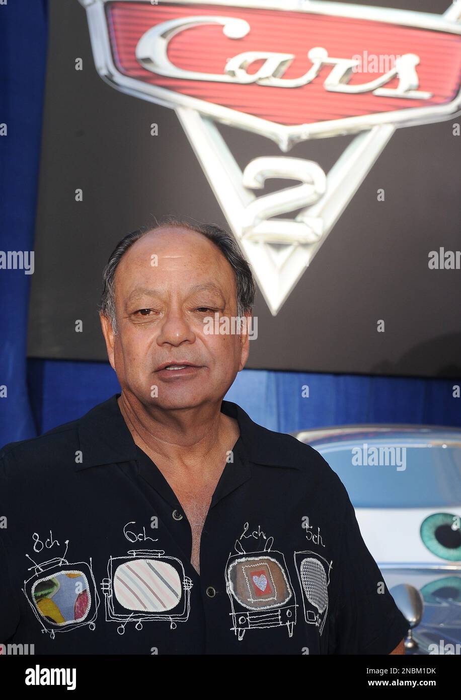 Cheech Marin arrives at the world premiere of "Cars 2" at El Capitan ...