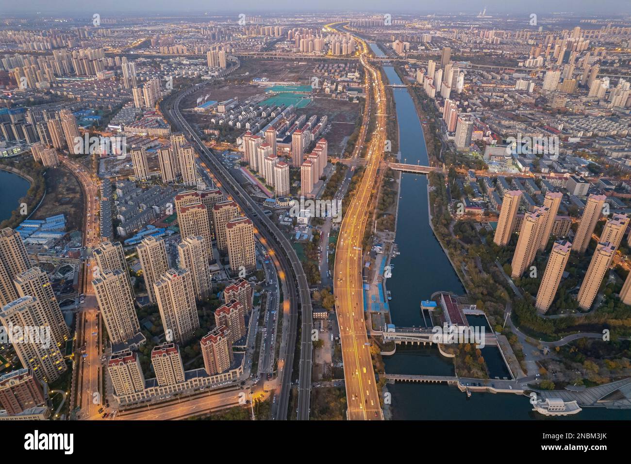 Skyscrapers tianjin china architecture hi-res stock photography and ...