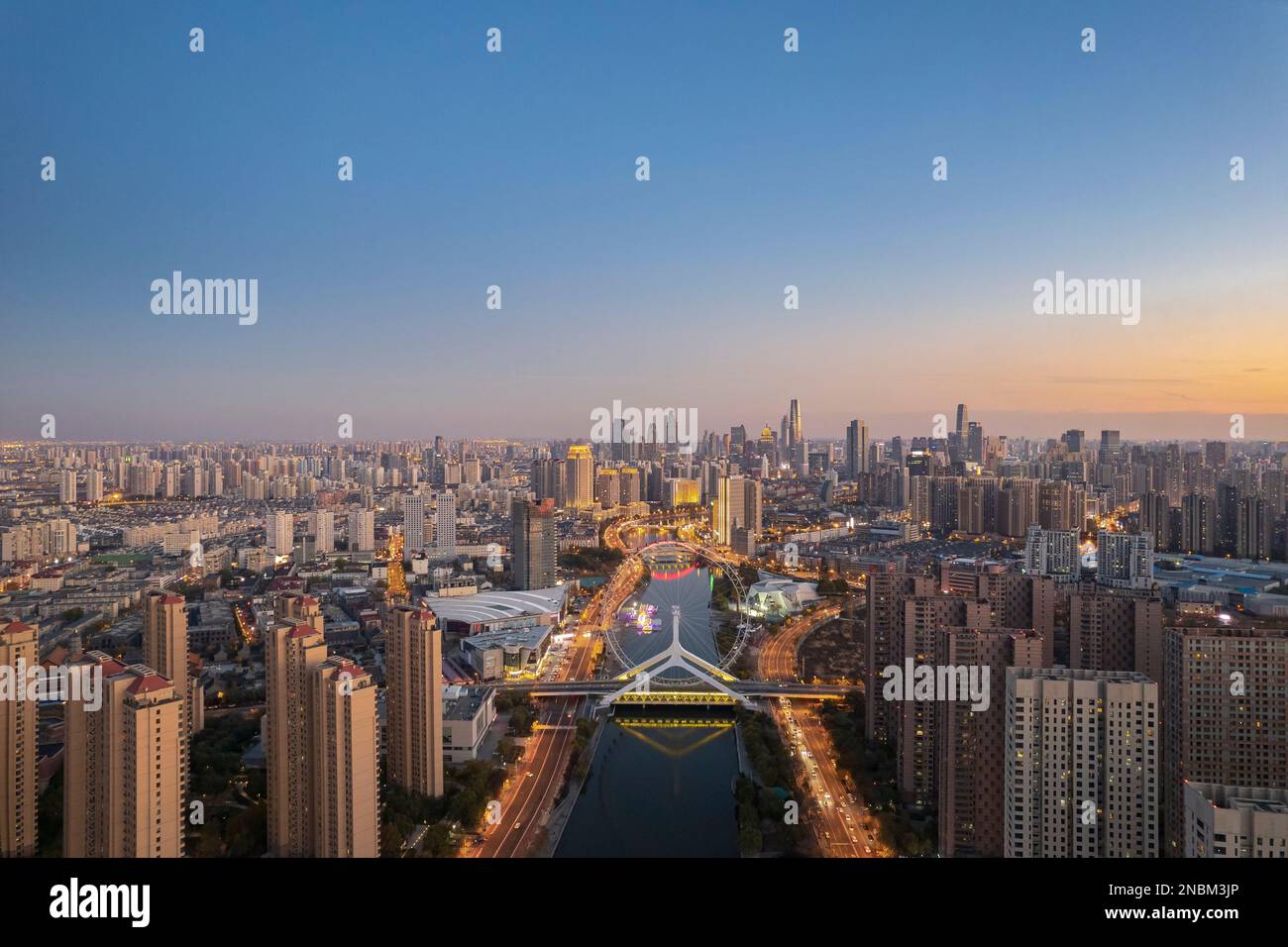 Skyscrapers tianjin china architecture hi-res stock photography and ...