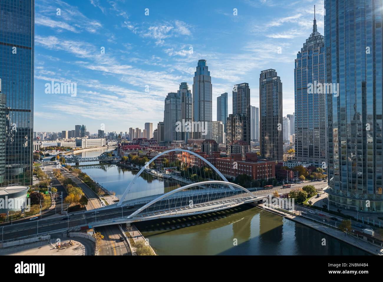 Skyscrapers tianjin china architecture hi-res stock photography and ...