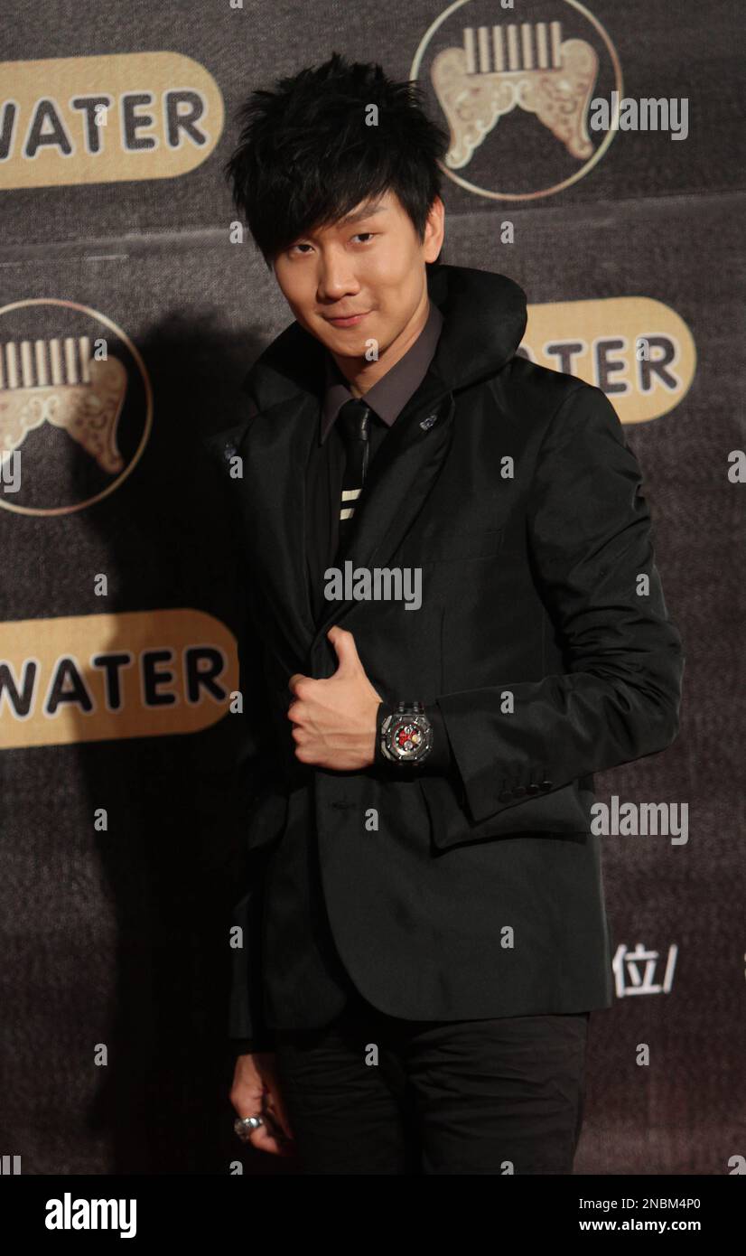 Singaporean singer JJ Lin arrives for the 22nd Golden Melody Awards in ...