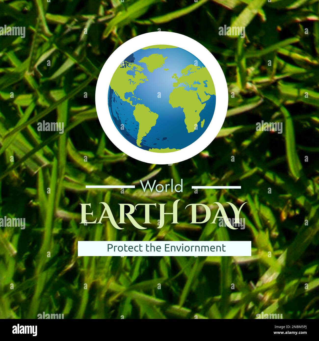 Composite of globe with world earth day and protect the environment ...