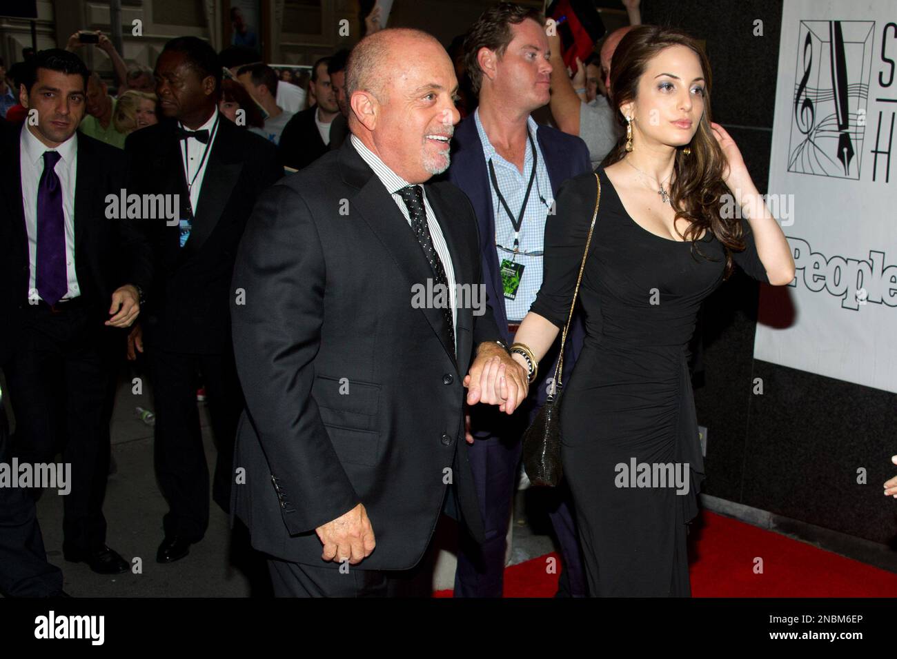 Alexa Ray Joel and Billy Joel arrive at the 42nd Annual Songwriters ...