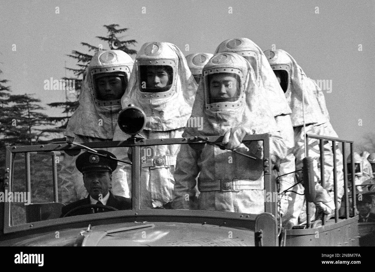 Two centuries' effect on firefighters uniforms was shown in a parade of ...