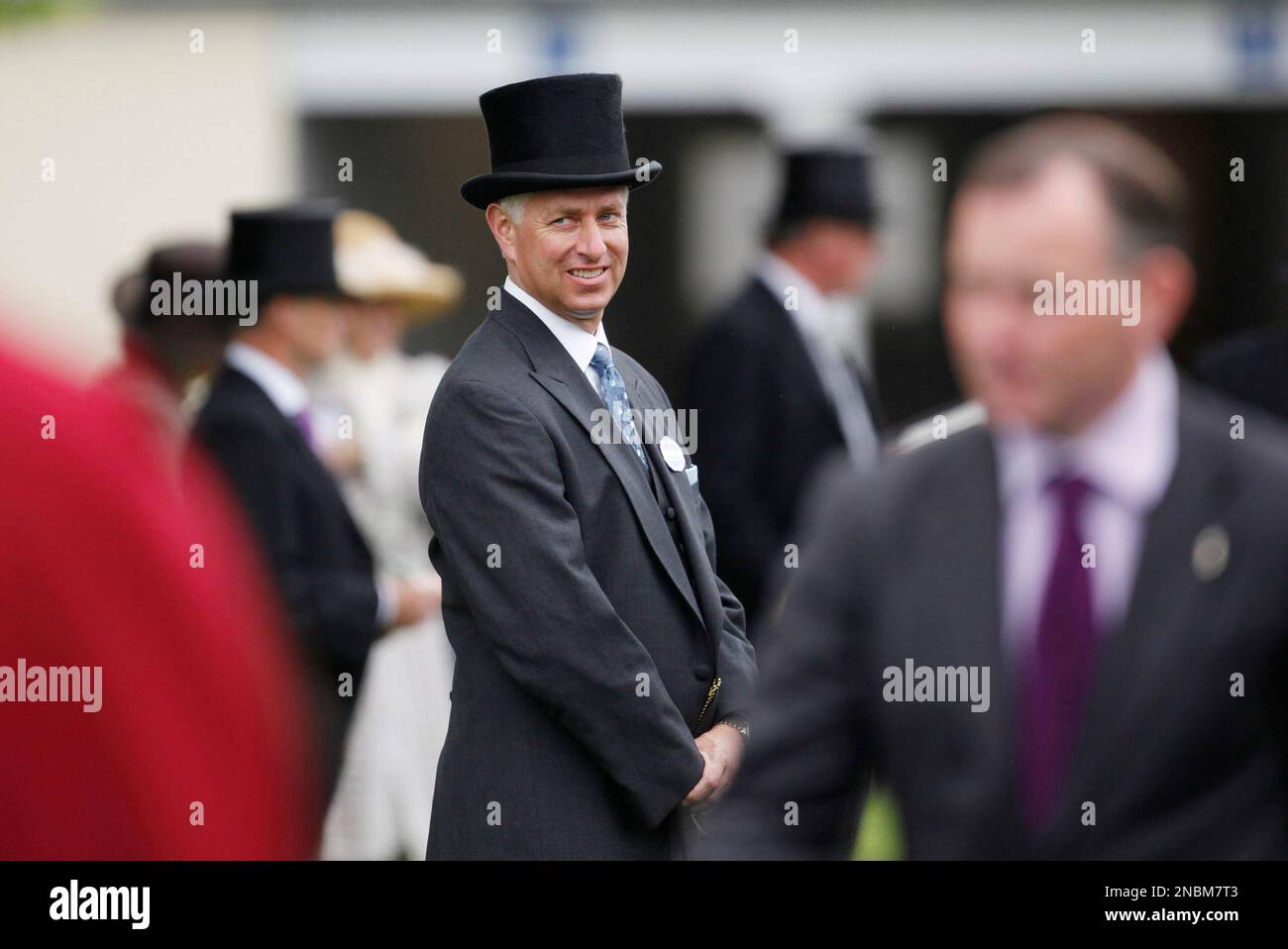 U.S horse race trainer Todd Pletcher is seen in the paddock as he waits ...