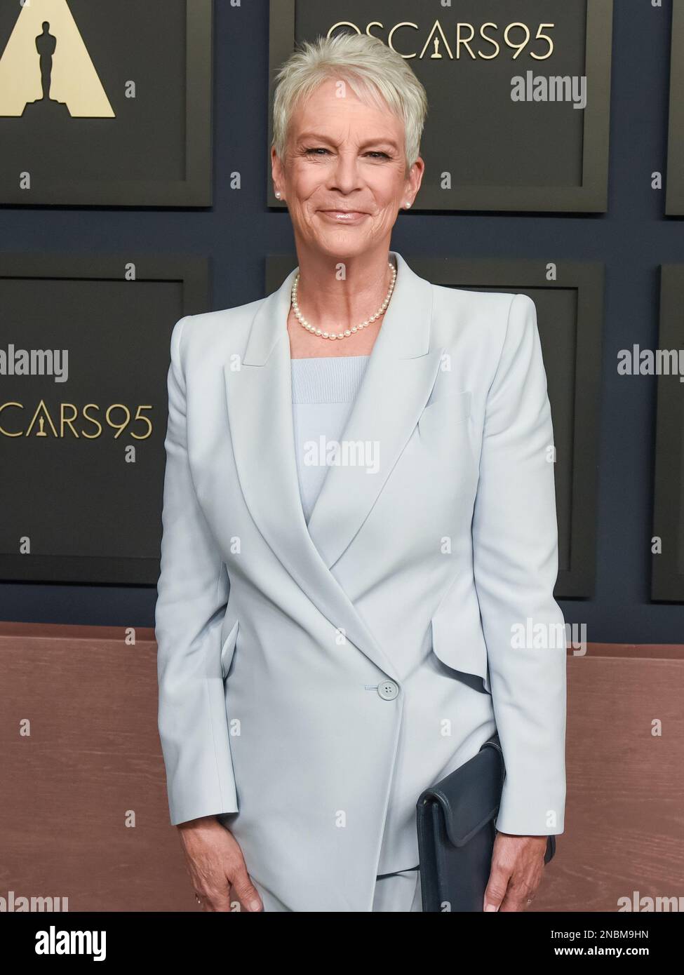 February 13, 2023, Beverly Hills, California, USA: Jamie Lee Curtis attends the Academy Awards ...
